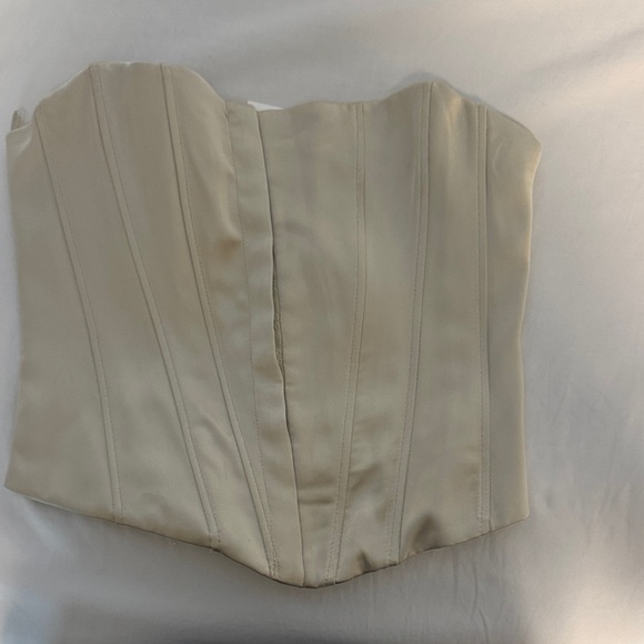Zara | Tops | Zara Green Structured Top | Poshmark